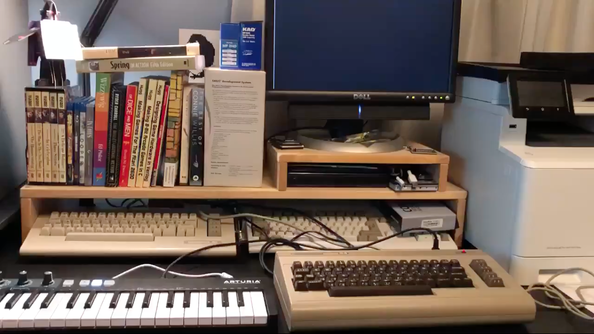 Commodore 64 + Arturial KeyStep + MSSIAH MIDI cart | Dan Sanderson